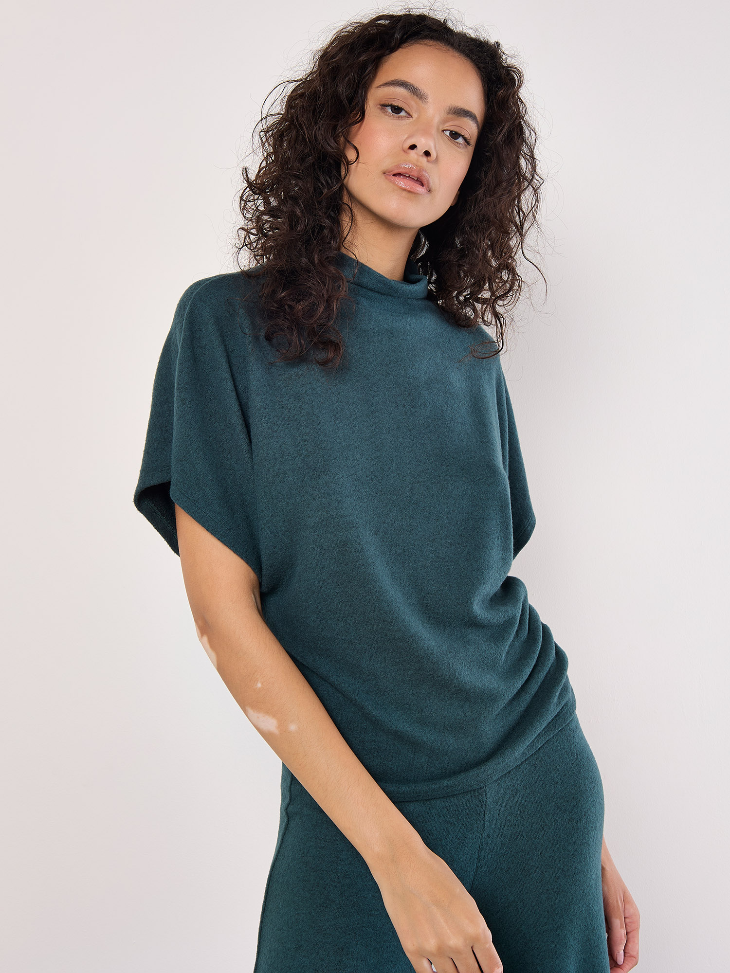Soft Touch Ruched Top | Apricot Clothing