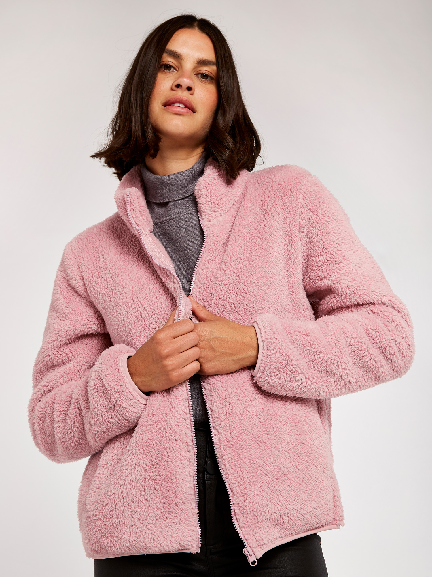 Fleece Cardigan | Apricot Clothing