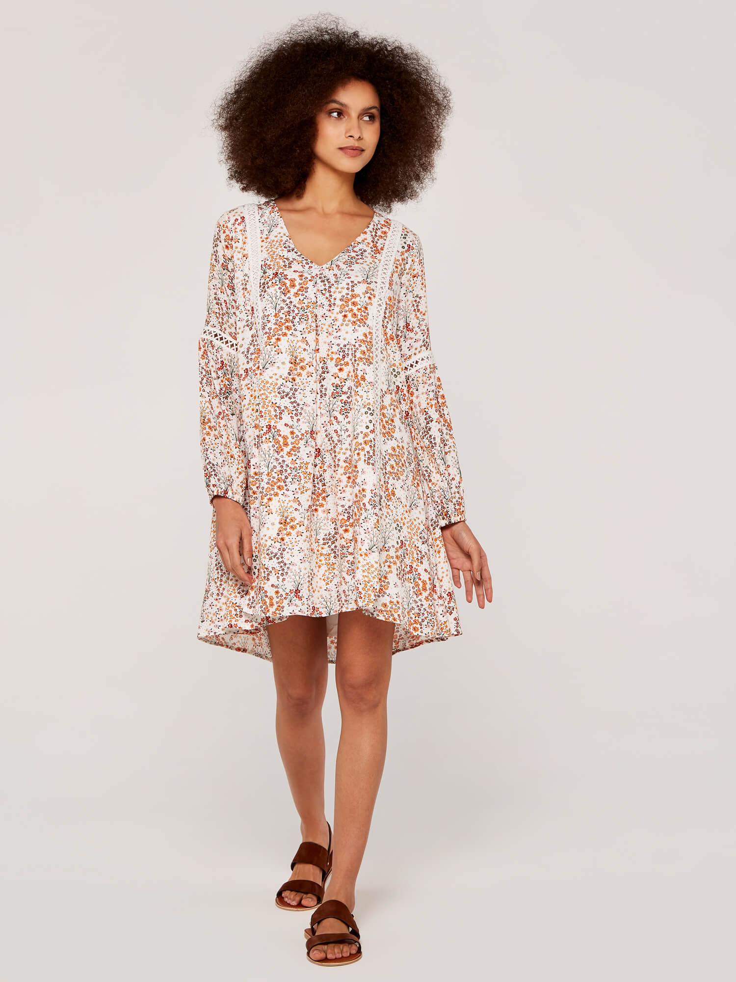 Floral Crochet Dress | Apricot Clothing